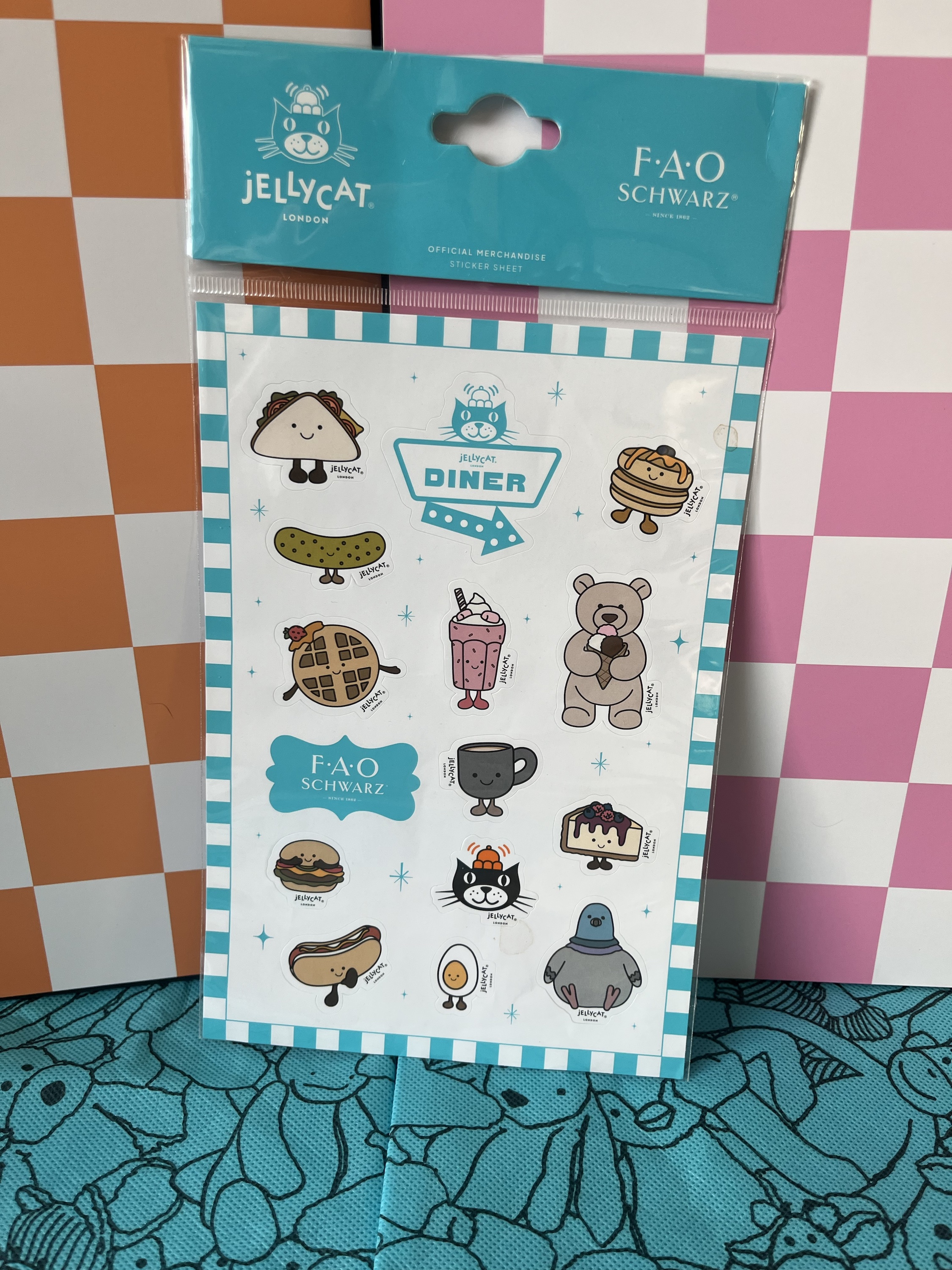 Jellycat Diner Sticker Sheet - The Jellyspot